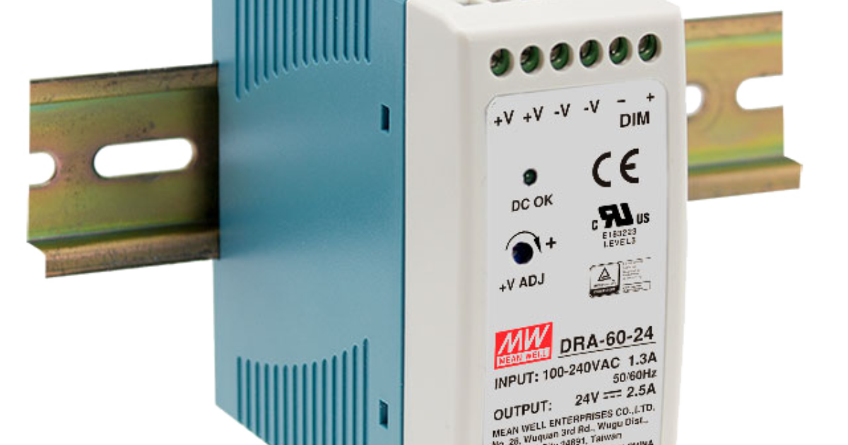 MEAN WELL DRA-40 Series | DIN Rail Power Supplies | MEAN WELL